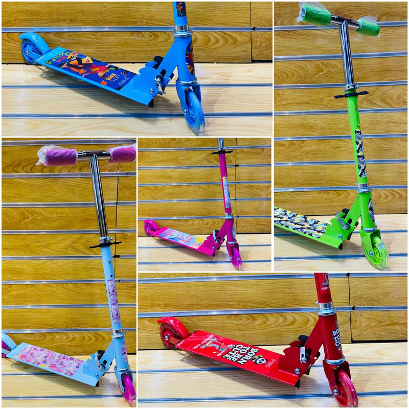 Skuter Budak Kids Scooter Scooter for Kids Foldable and Adjustable Kids ...