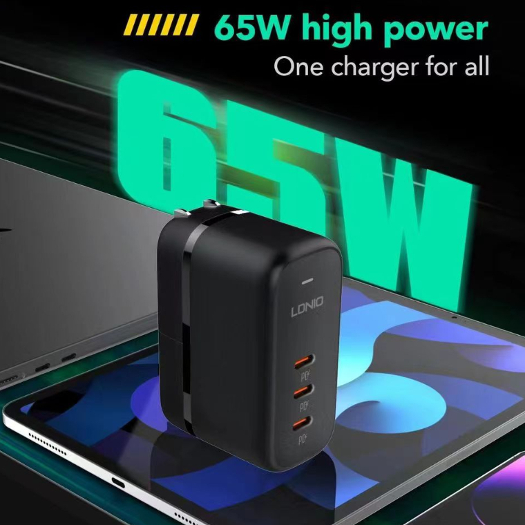 LDNIO Q366 65W Super Fast Charging Charger PD 65W + QC 3.0 Super Fast ...