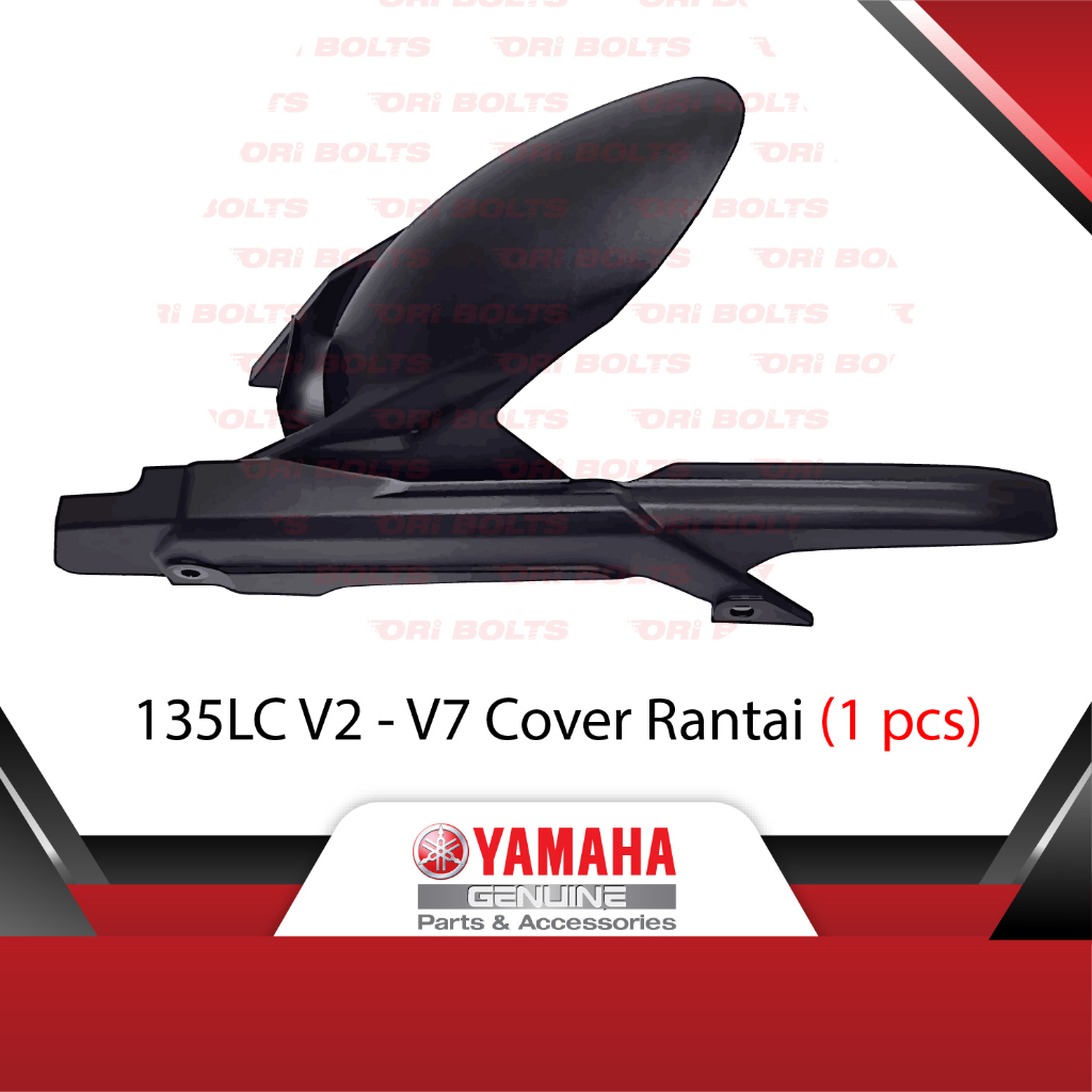 55D-F1650-00 Yamaha Original 135LC V2 V3 V4 V5 V6 V7 Cover Rantai Mono ...