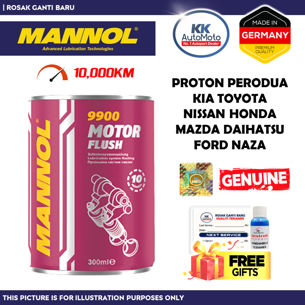 Genuine MANNOL 9900 Motor Engine Flush Cleaner German SCT 300mL Proton ...