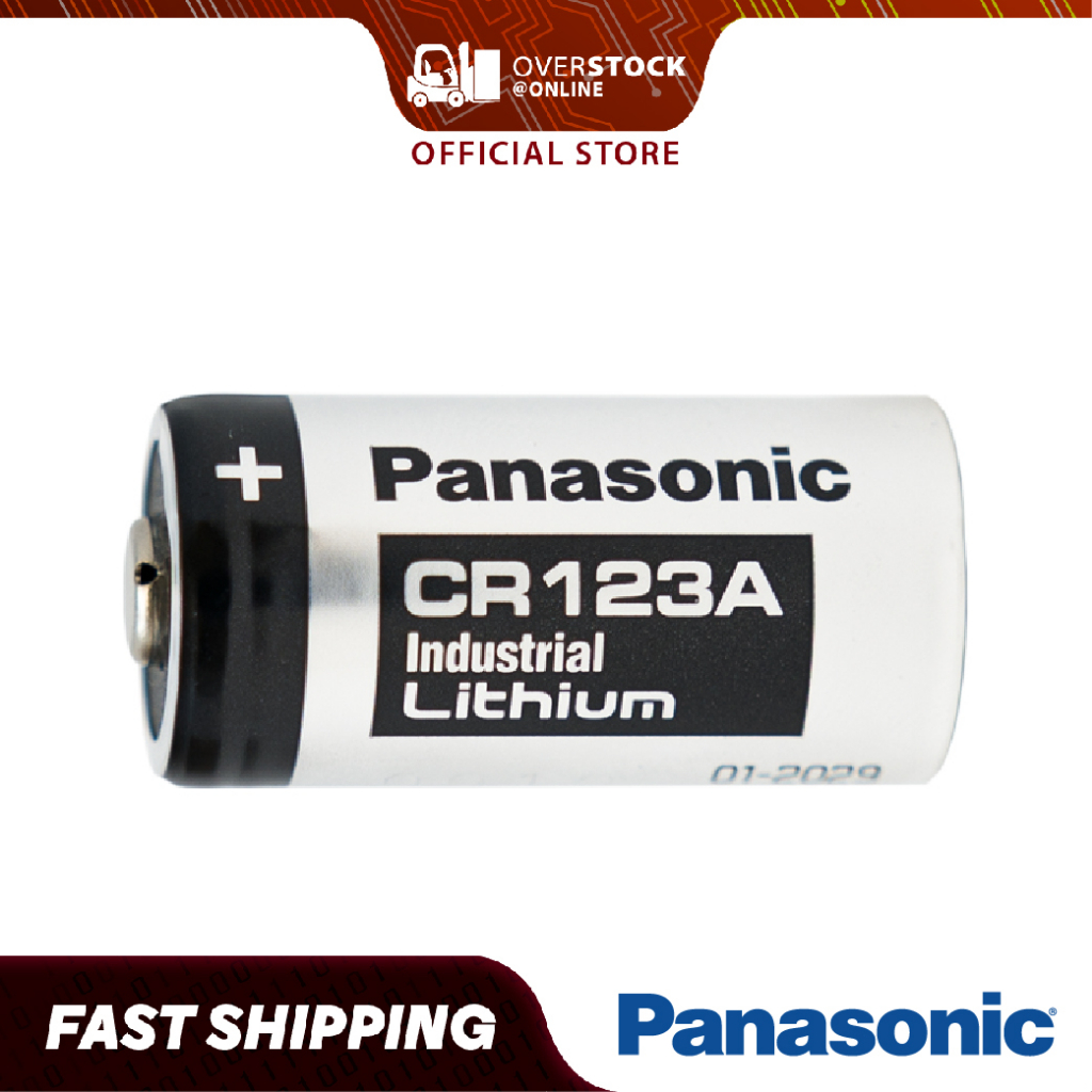 [Genuine] PANASONIC CR2 / CR123A Industrial Lithium Battery 3V & 850mAh/1550mAh for Camera ...