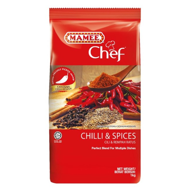 Mamee Chef Chilli & Spices 1kg | Shopee Malaysia
