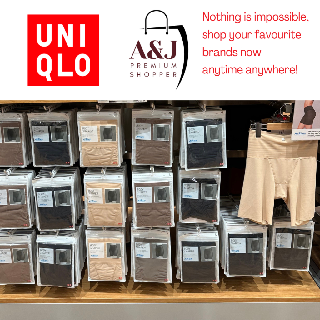 [100% ORIGINAL💯🛍️] UNIQLO AIRism Body Shaper Non-Lined Half Shorts ...