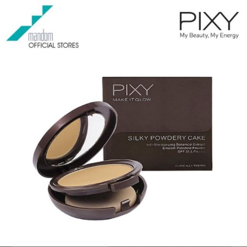 original PIXY MAKE IT GLOW 2ini COMPACT POWDER | Shopee Malaysia