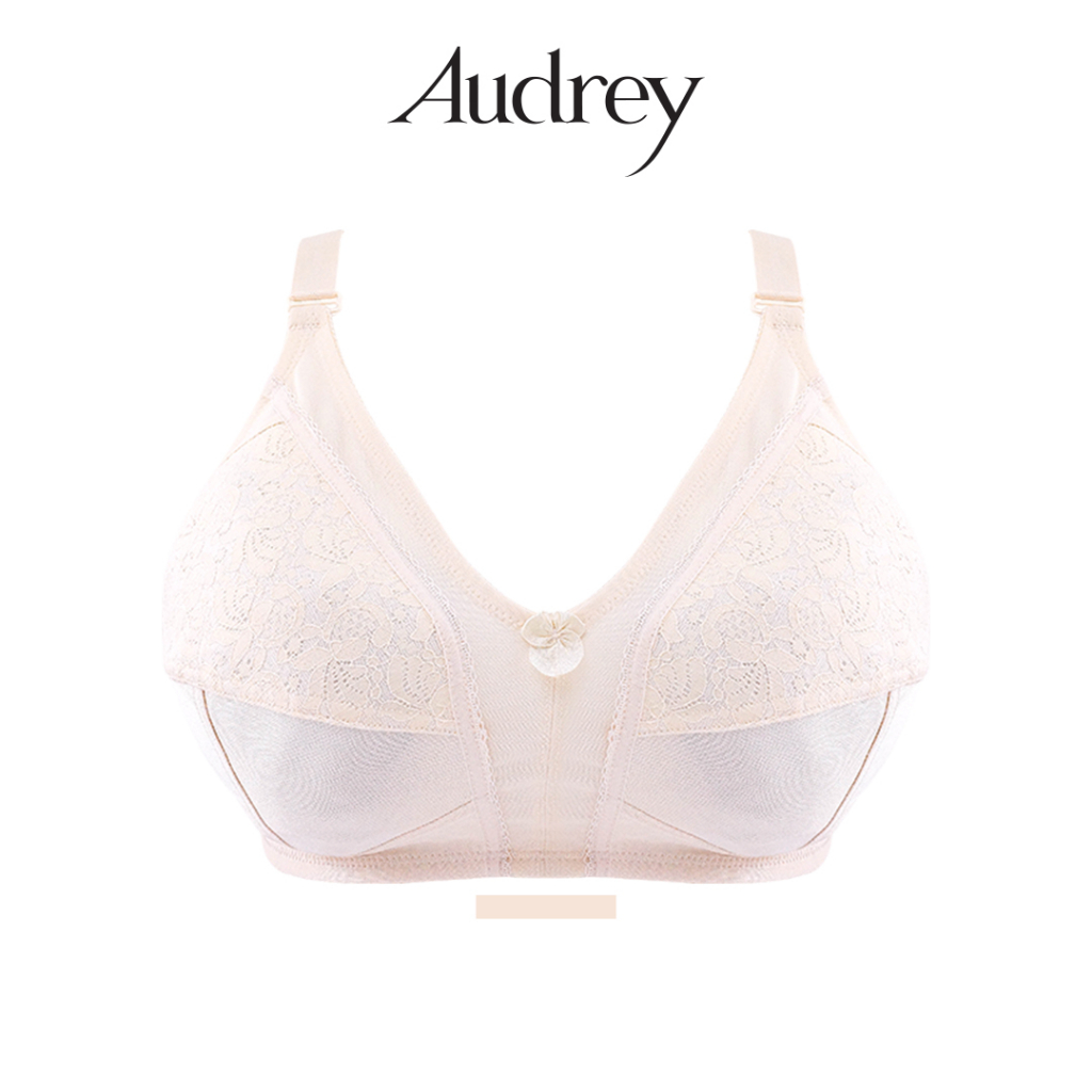 Audrey Classic Wireless Fiberfill Full Cup Mama Bra Coli Wanita - B / C Cup Size 120-206 ...