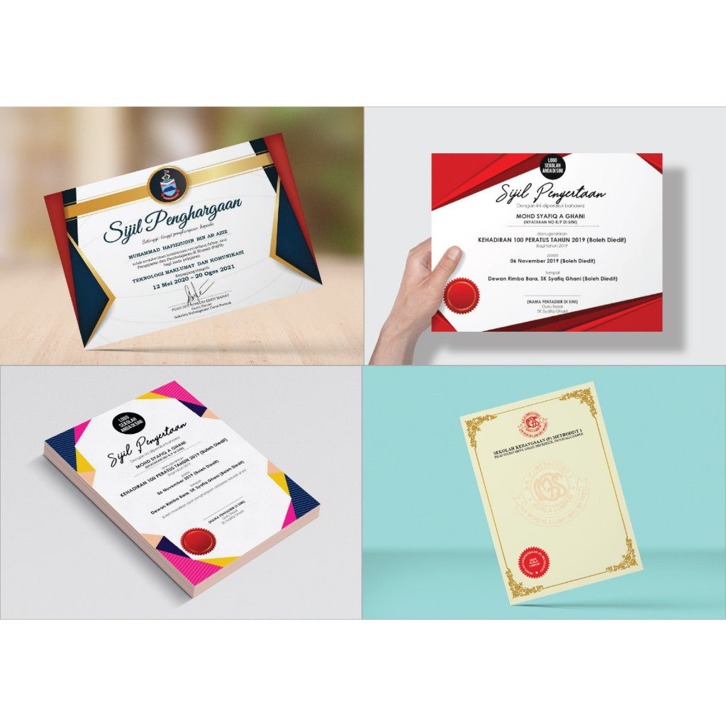 CERTIFICARE SIJIL Online Printing Services | High Quality CERTIFICATE ...