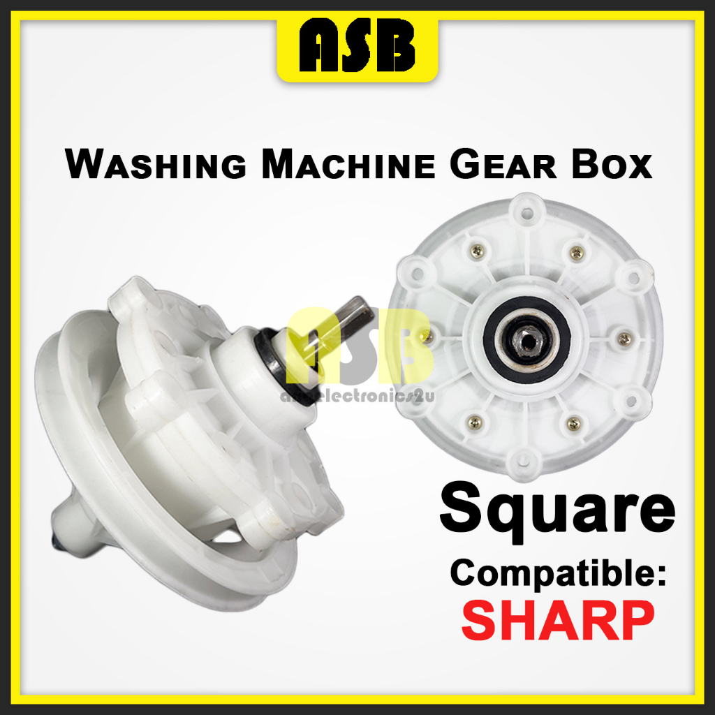 (1pc) ( Compatible : SHARP ) Washing Machine Gear Box SL-145 ( Square ...
