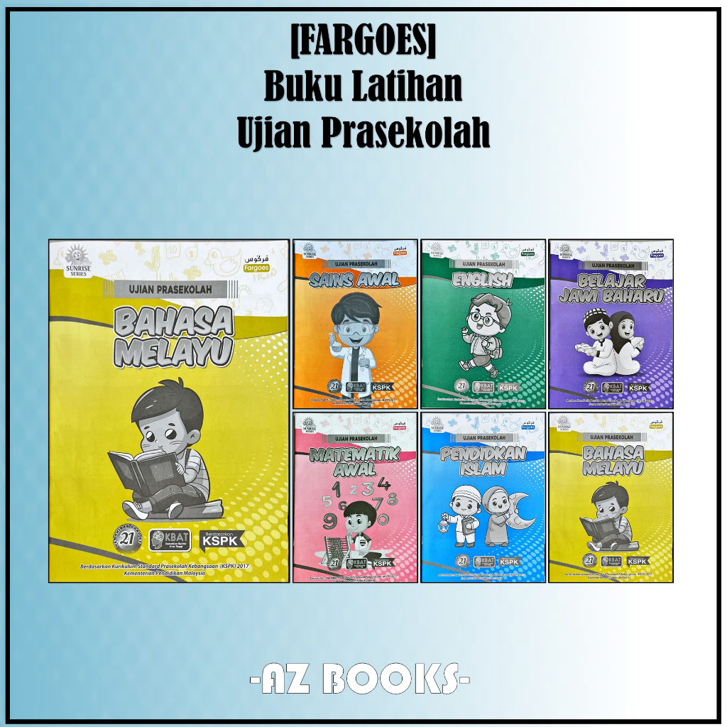 [AZ] FARGOES: Ujian Prasekolah 5-6 Tahun KSPK Edisi 2023 | Shopee Malaysia