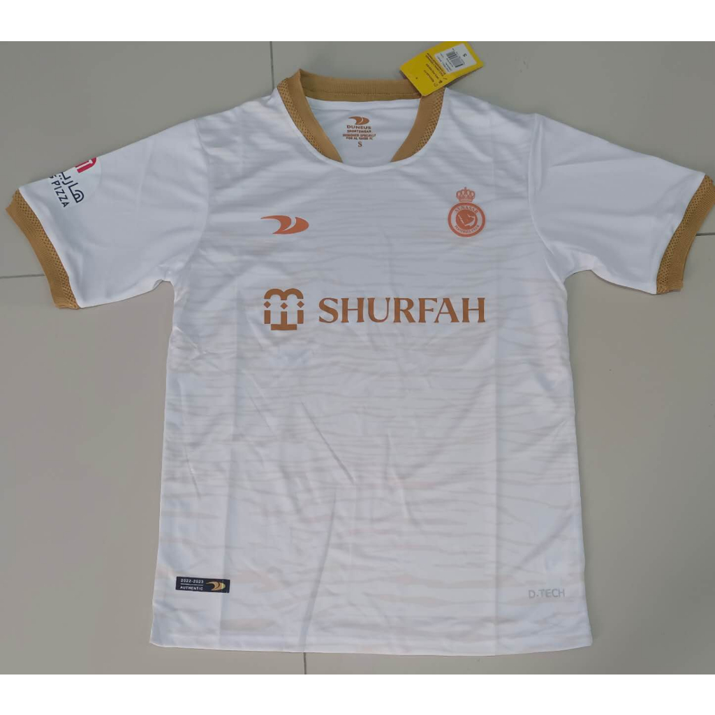 Al Nassr Jersey Home Kit Away Kit 3rd Kit Training Kit Al Nassr Jersi Bola Sepak Shopee Malaysia
