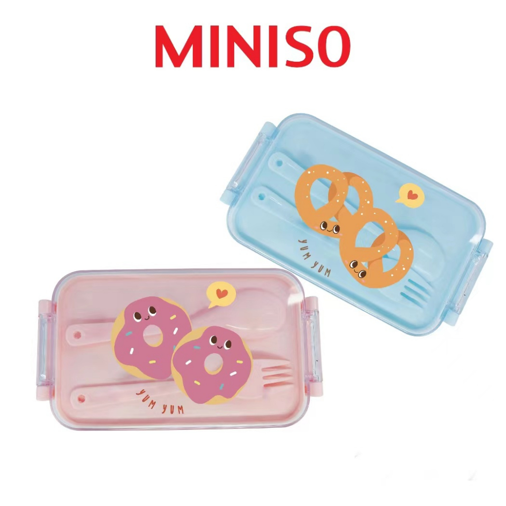 Miniso Happy Foods Collection Bento Box (470ml) | Shopee Malaysia
