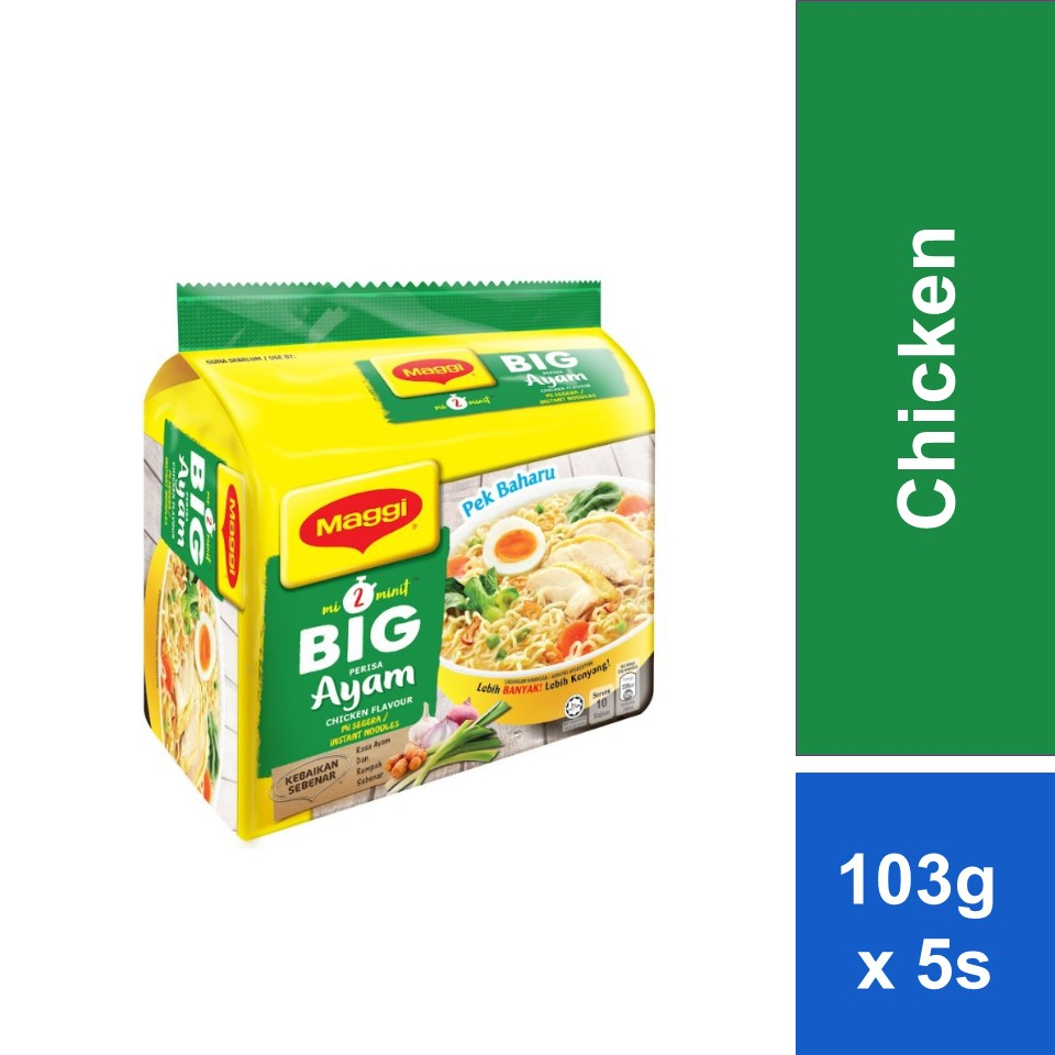 MAGGI Big Chicken 103g x 5 Packs (Halal) | Shopee Malaysia