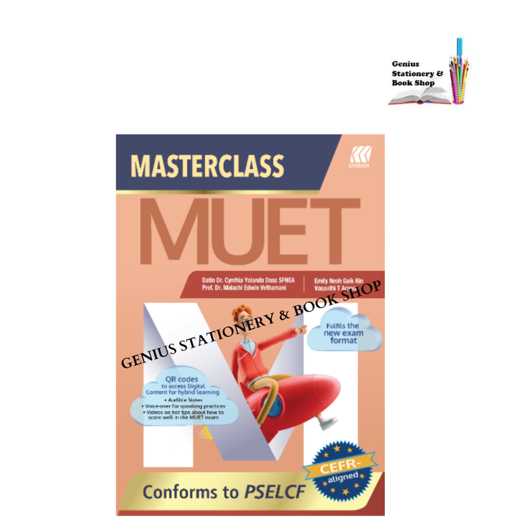 Buku Rujukan: MasterClass MUET CEFR-aligned (Edition 2023) | Shopee Malaysia