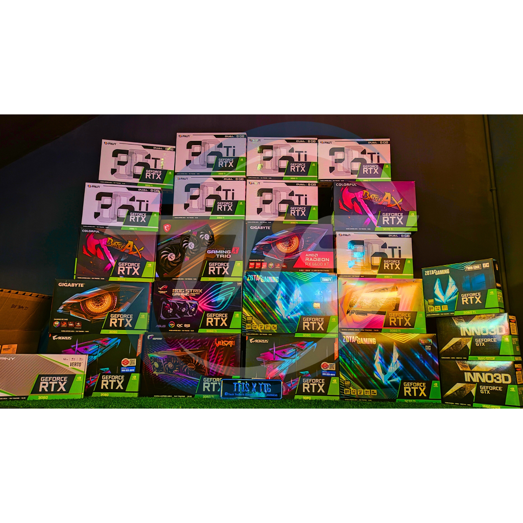 USED Graphic Card GPU For Sale (GTX1660ti, RX6600, R0TX3060 TI Vulcan ...