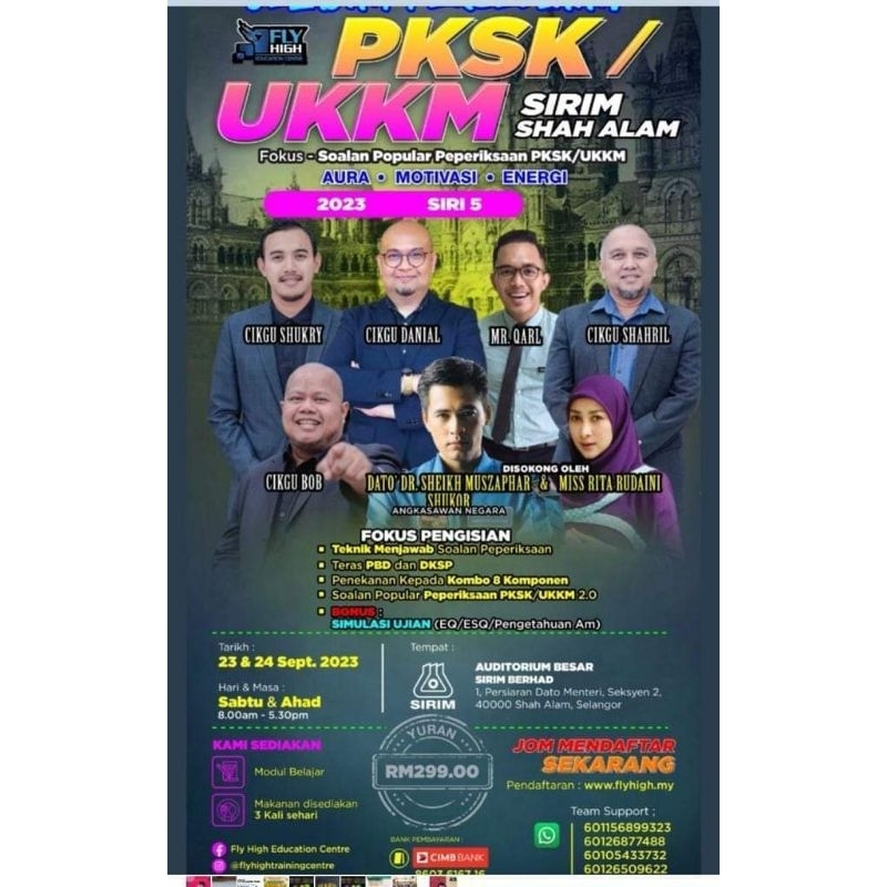 BENGKEL PERSEDIAAN PKSK/UKKM SIRIM SHAH ALAM | Shopee Malaysia