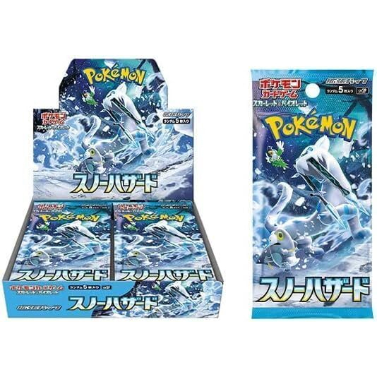 Pokémon Card Snow Hazard Booster Box Scarlet & Violet Expansion Pack ...