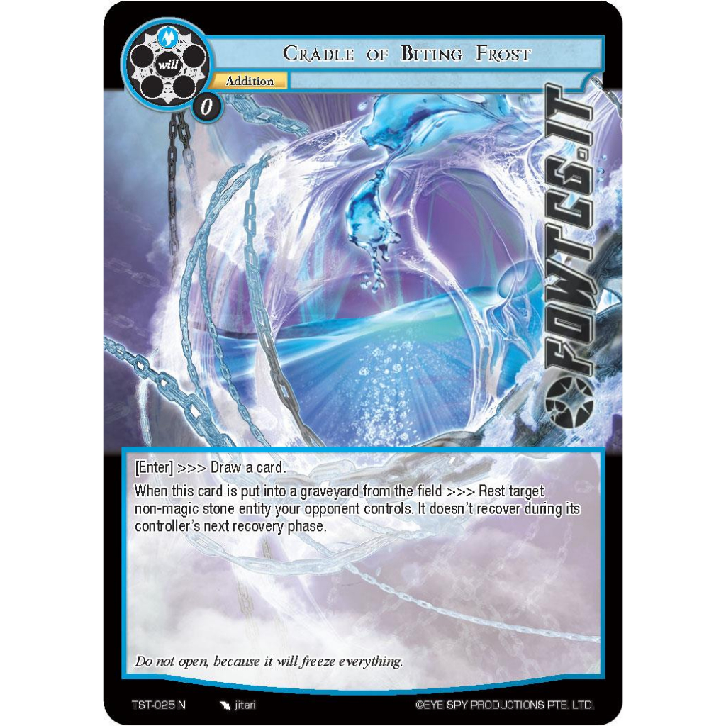 Force of Will - Cradle of Biting Frost (Normal) | Shopee Malaysia
