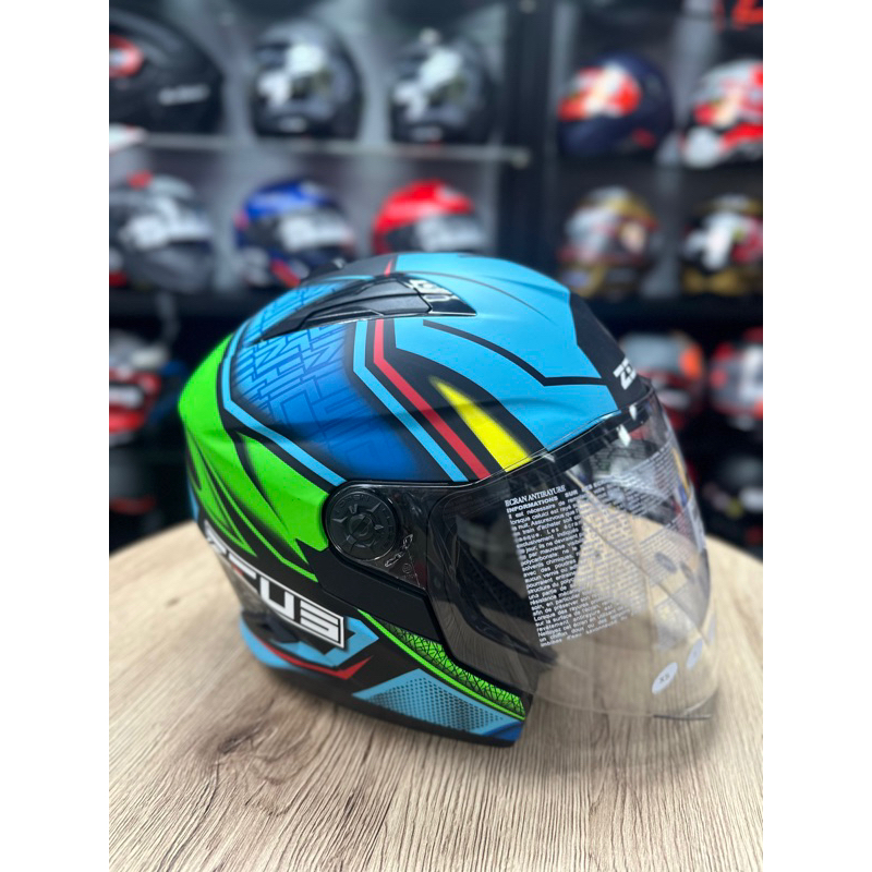 Zeus Helmet ZS 613 Double Visor (smoke visor) | Shopee Malaysia