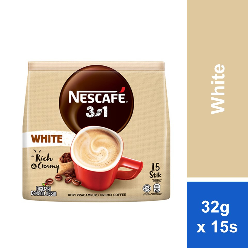 Nescafe 3in1 White Coffee 32g x 15 | Shopee Malaysia