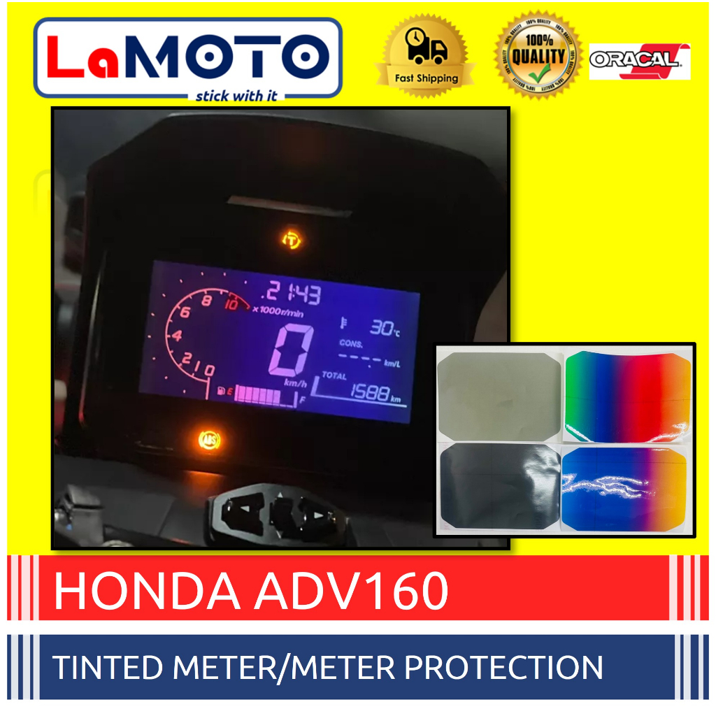 🔥Tinted Meter🔥Honda ADV 160 🔥Oracle Brand Premium Tinted 🔥 | Shopee ...