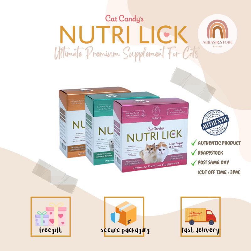 Ultimate Premium Supplement Furvit Cat Candy's NutriLick | Shopee Malaysia