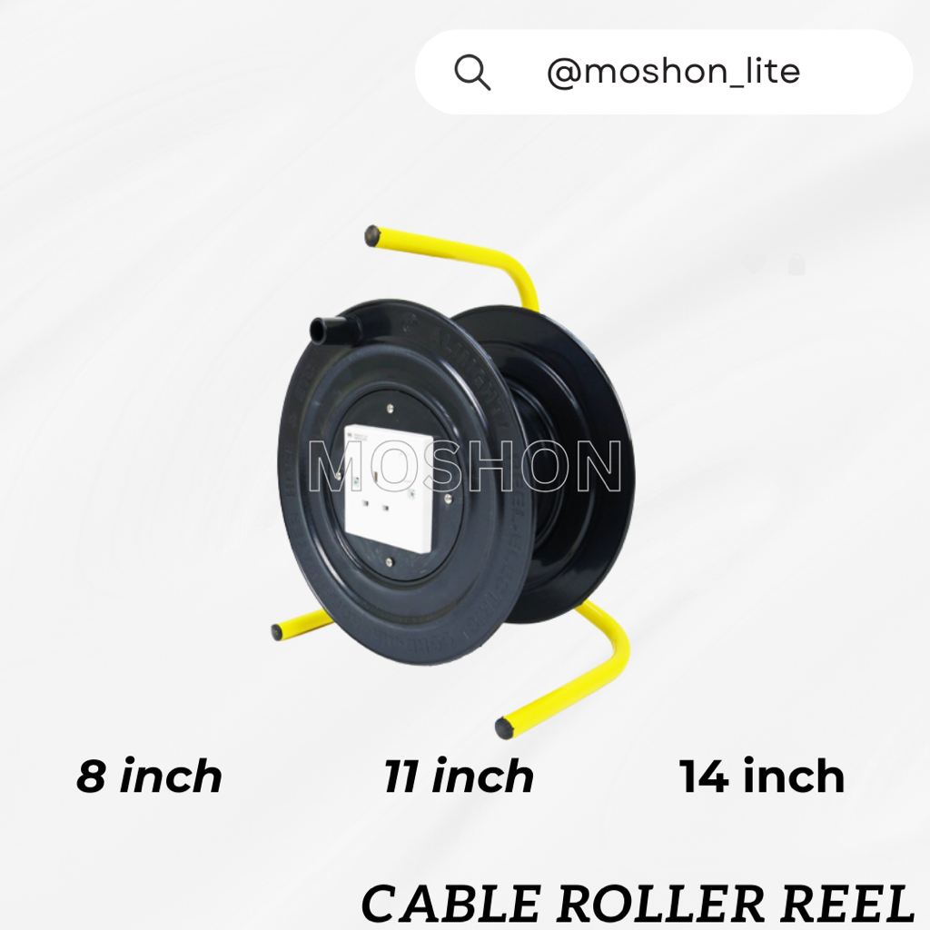 8" 11" 14" Cable Roller / Cable Reel Extension / Momo Cable Reel with ...