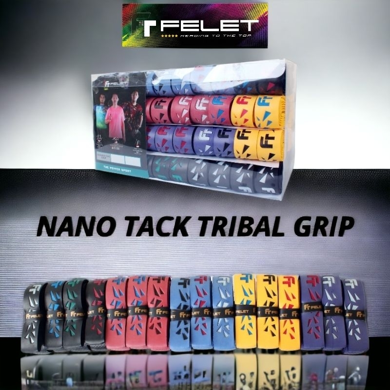 GRIP FELET THE POWER SPORT NANO TACK TRIBAL GRIP/POWER SPORT BADMINTON ...