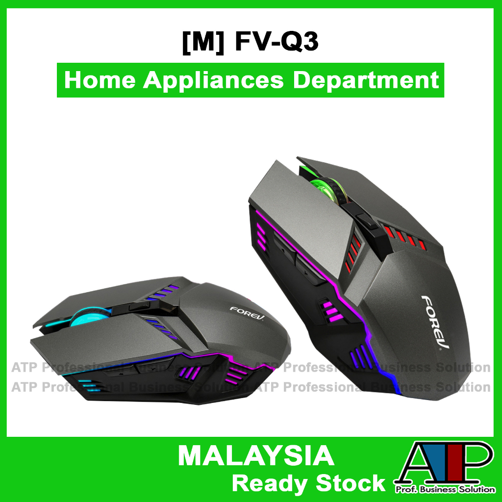 IT🖥️ Forev FV-Q3 Gaming Silent Tetikus Computer Laptop PC Gaming Mouse ...