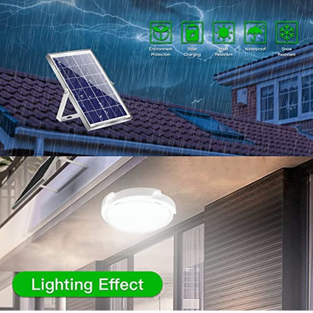 OOKAS LED Solar Light Indoor Home Lampu Solar Ceiling Light Solar Lamp ...