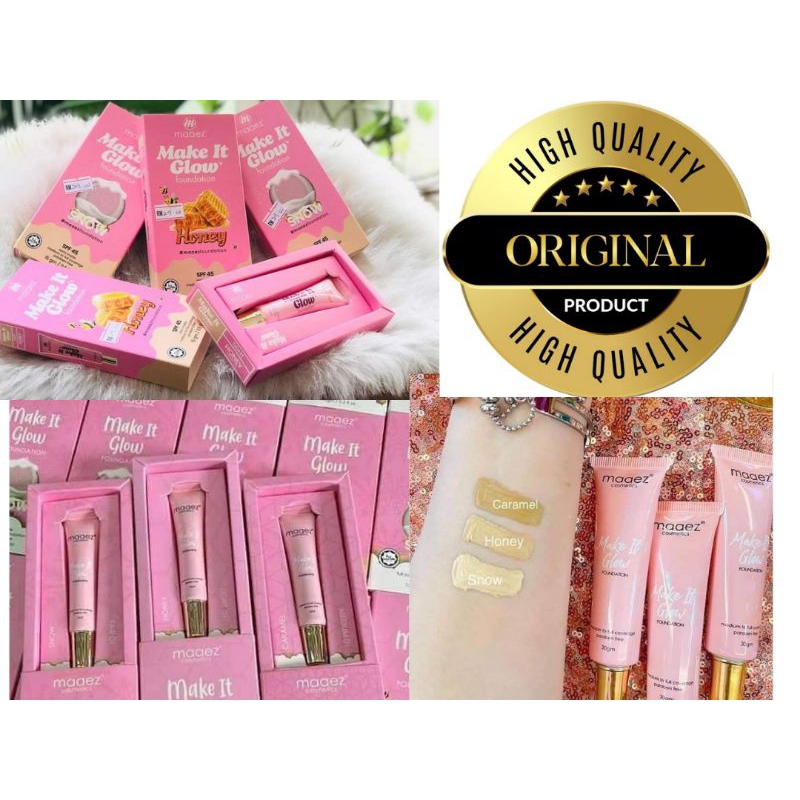Full Coverage Foundation Maez ORIGINAL HQ | Shopee Malaysia