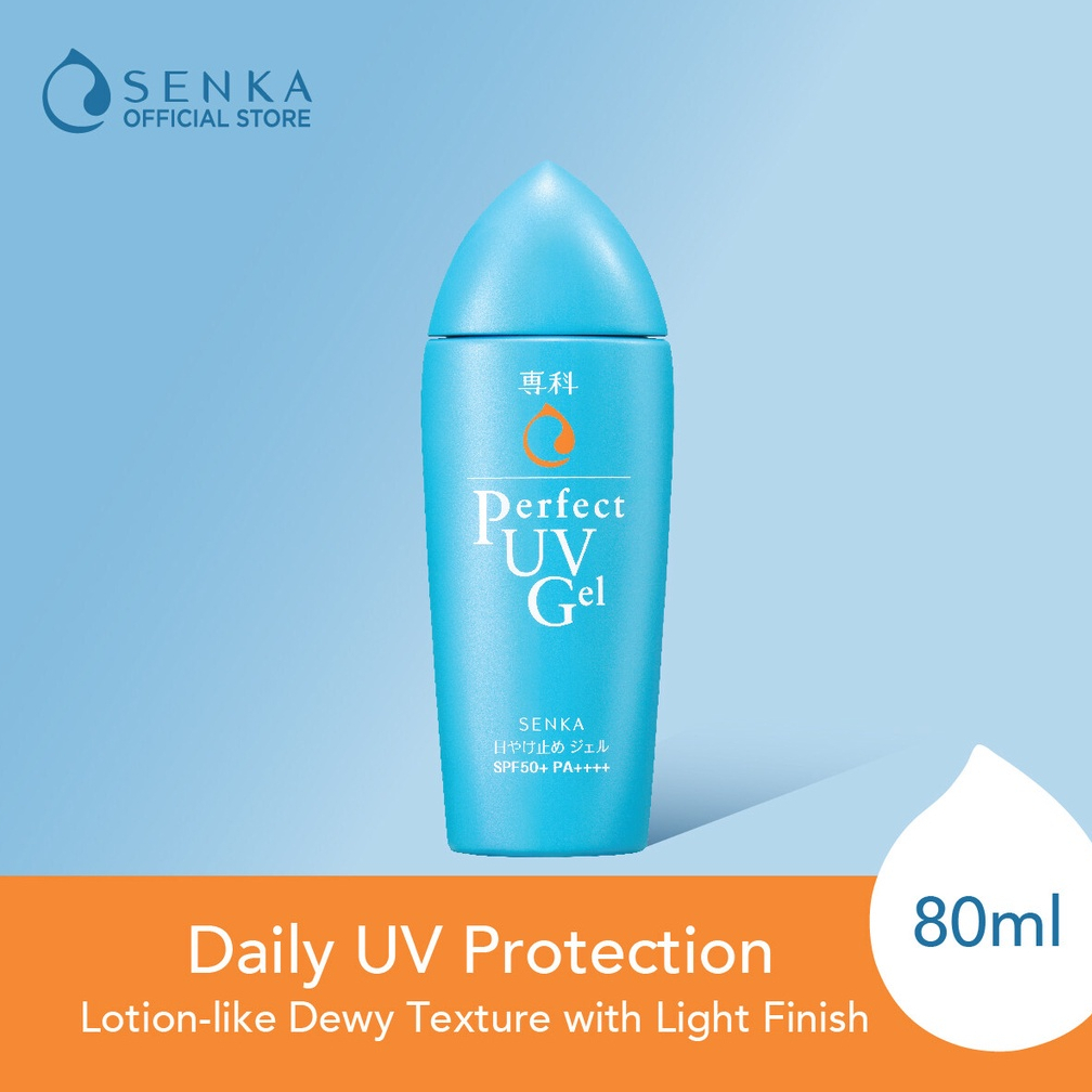 Senka Perfect UV Sunscreen Gel 80g | Shopee Malaysia