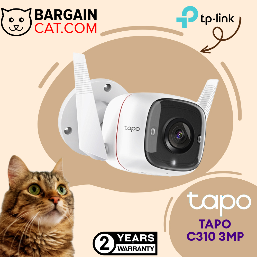 TP-Link Tapo C310 C320WS C320WB 3MP 2K IP66 Weatherproof, Motion ...