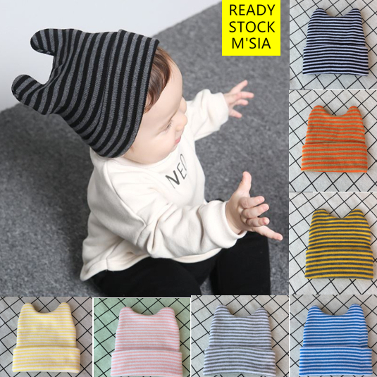 GLCF💖(2-24 Month)💖BABY Line HAT, BABY CAP Garisan, TOPI BABY, TOPI ...