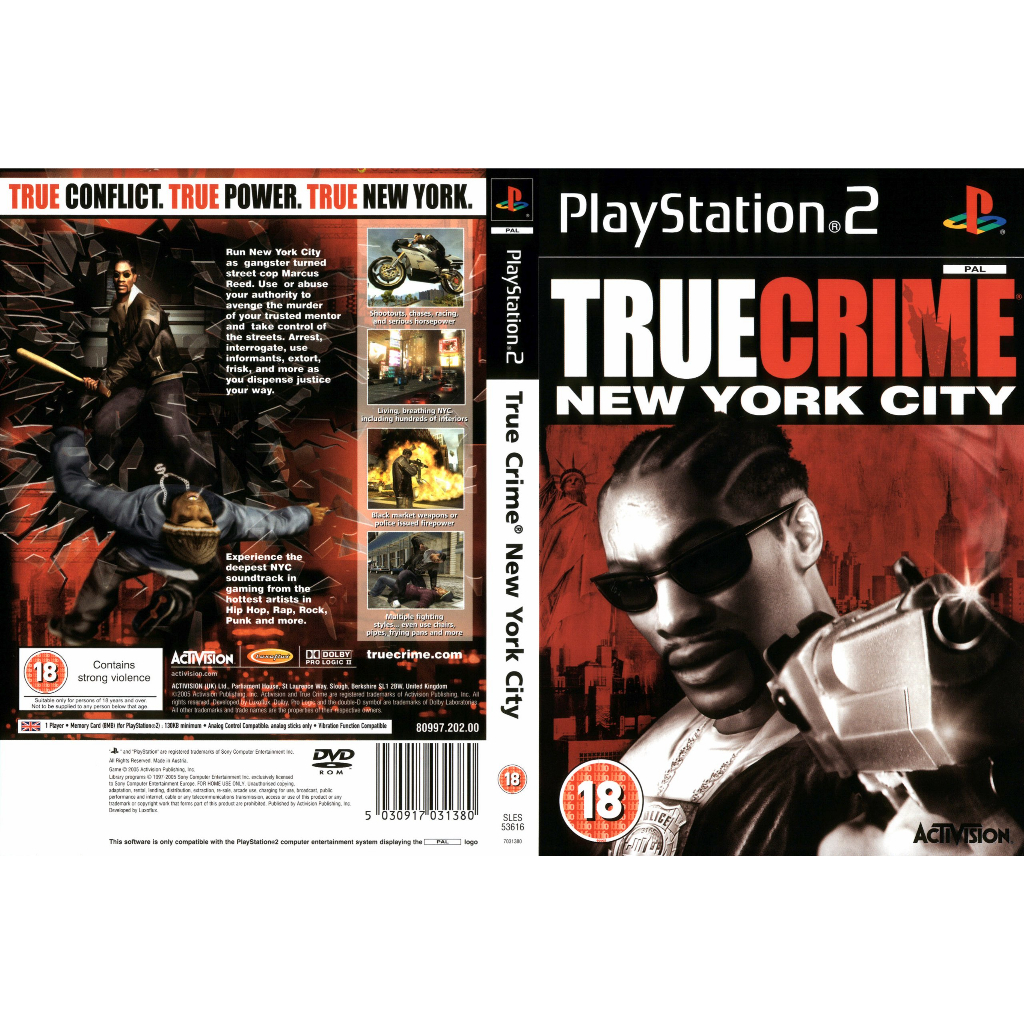 PS2 DVD Games True Crime - New York City | Shopee Malaysia