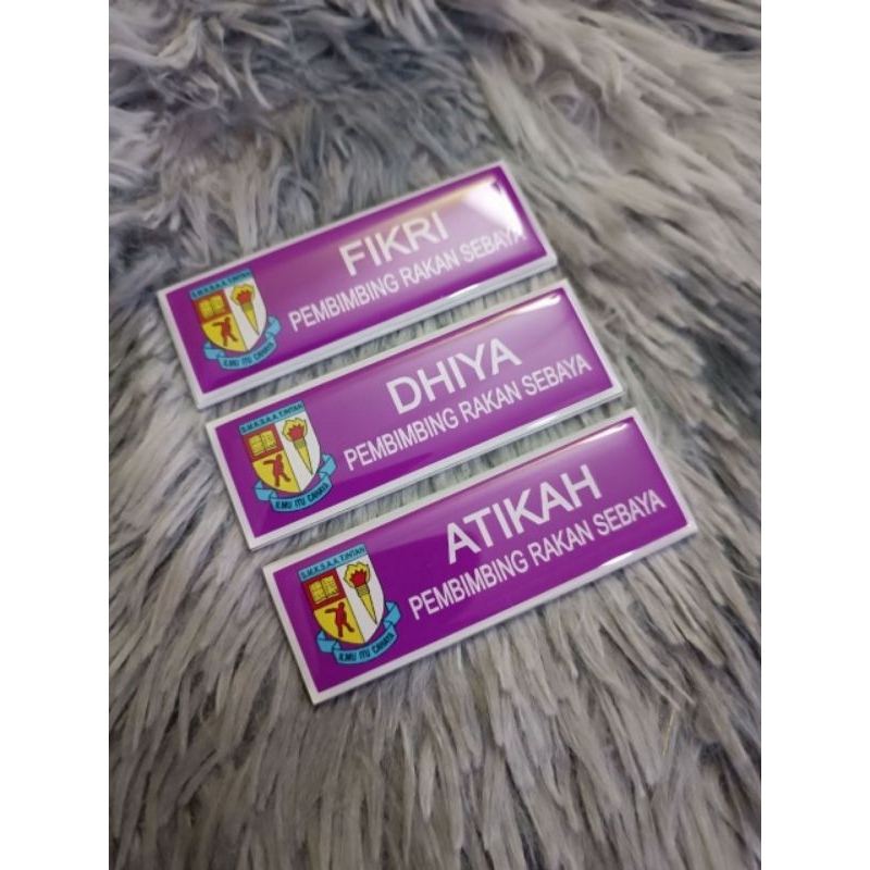 NAME TAG PRS/PENGAWAS/PSS/KETUA KELAS | Shopee Malaysia