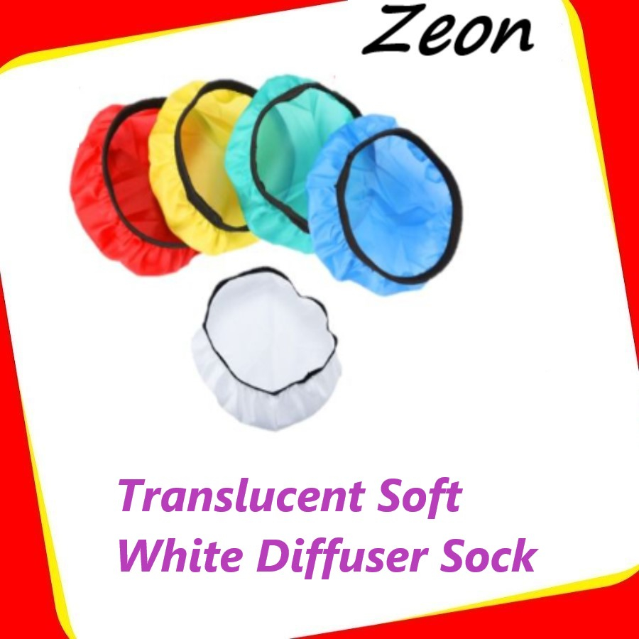 Zeon 7" Translucent Soft White Diffuser Sock for Standard Reflector ...