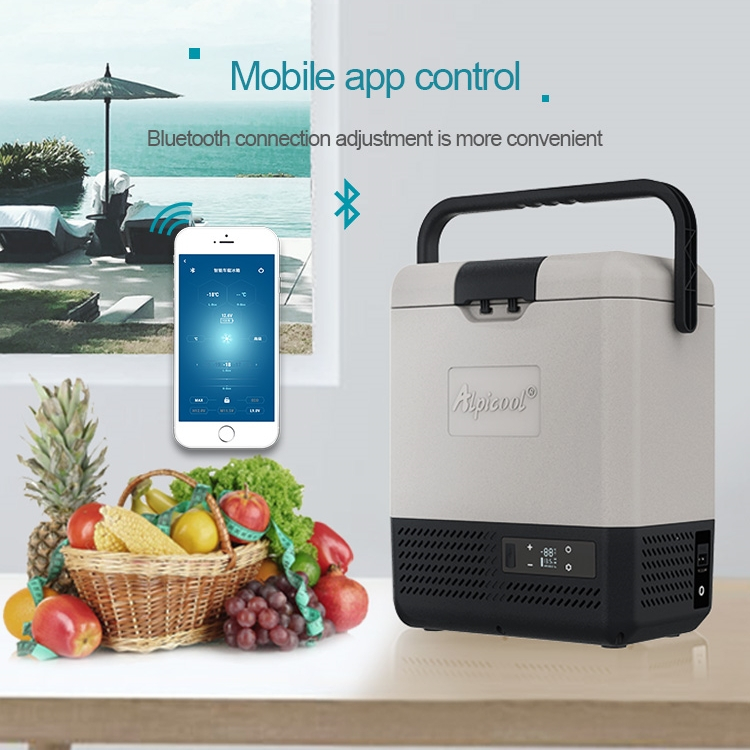 8L Alpicool Auto Car RV Refrigerator 12V Compressor Portable Freezer ...