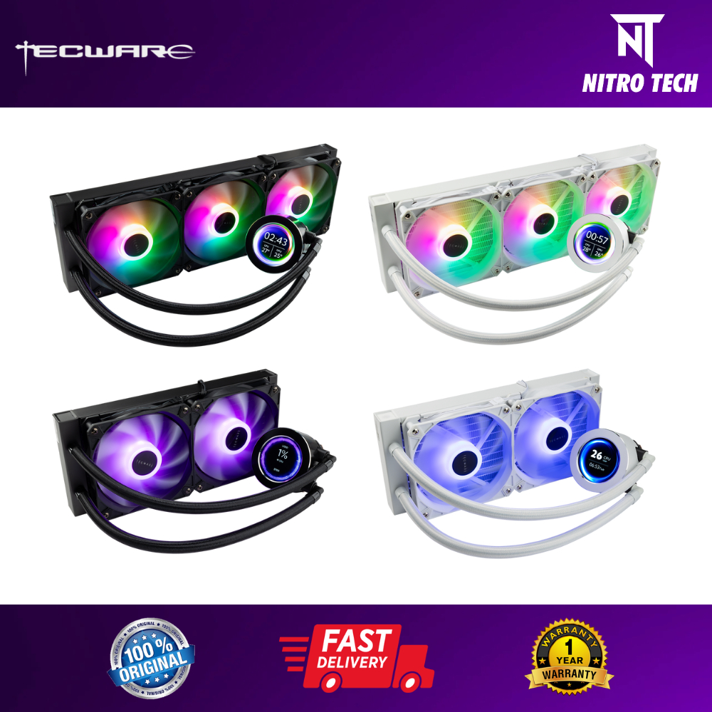 Tecware Eclipse LCD Screen Liquid Cooler Eclipse 360 Eclipse 240 ...