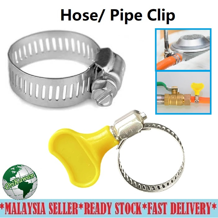 Hose Pipe Clip Steel Water Hose adjustable Clip | Shopee Malaysia
