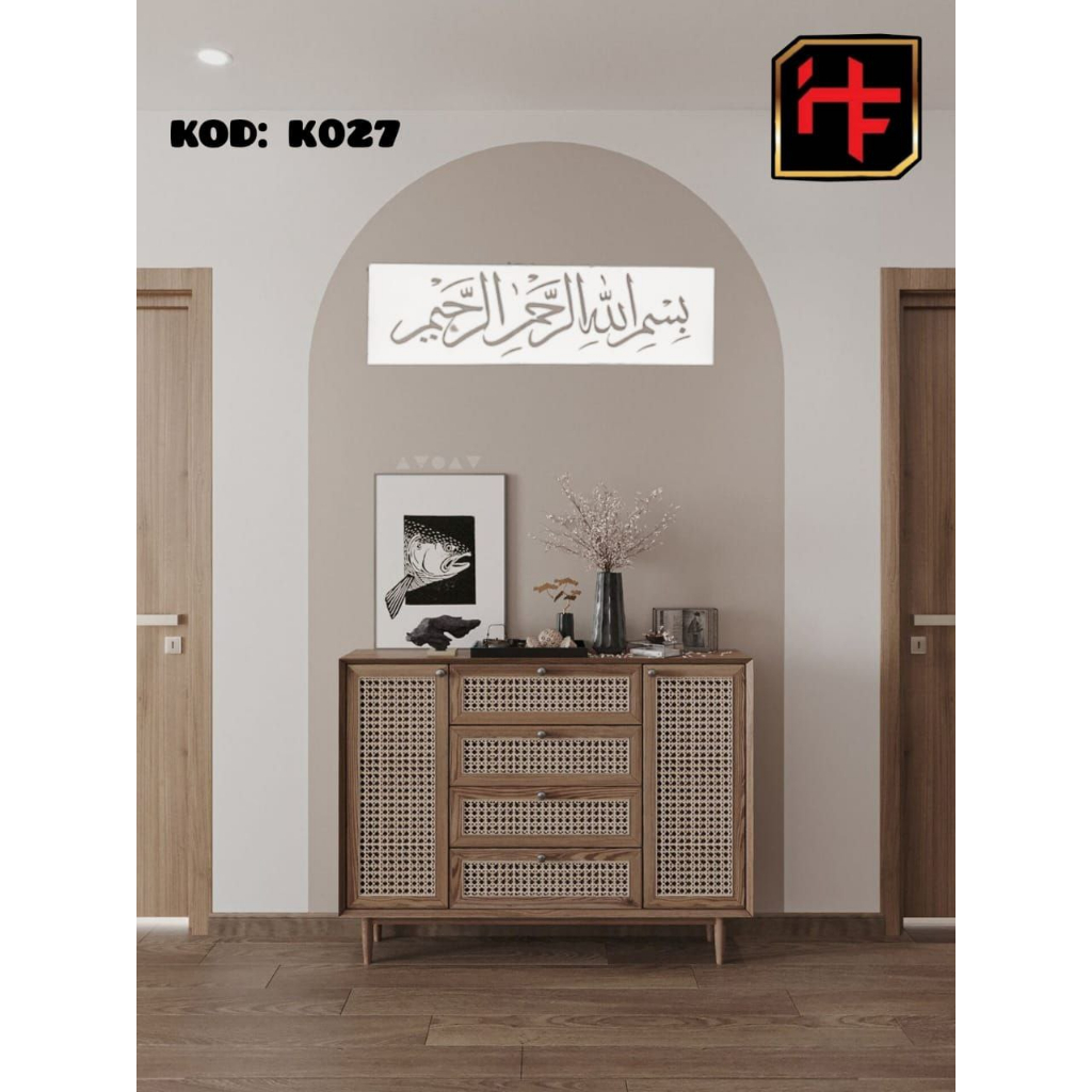(K027) READY STOCK 3D KHAT FRAME / ISLAMIC WALL ART PANEL DECORATION ...