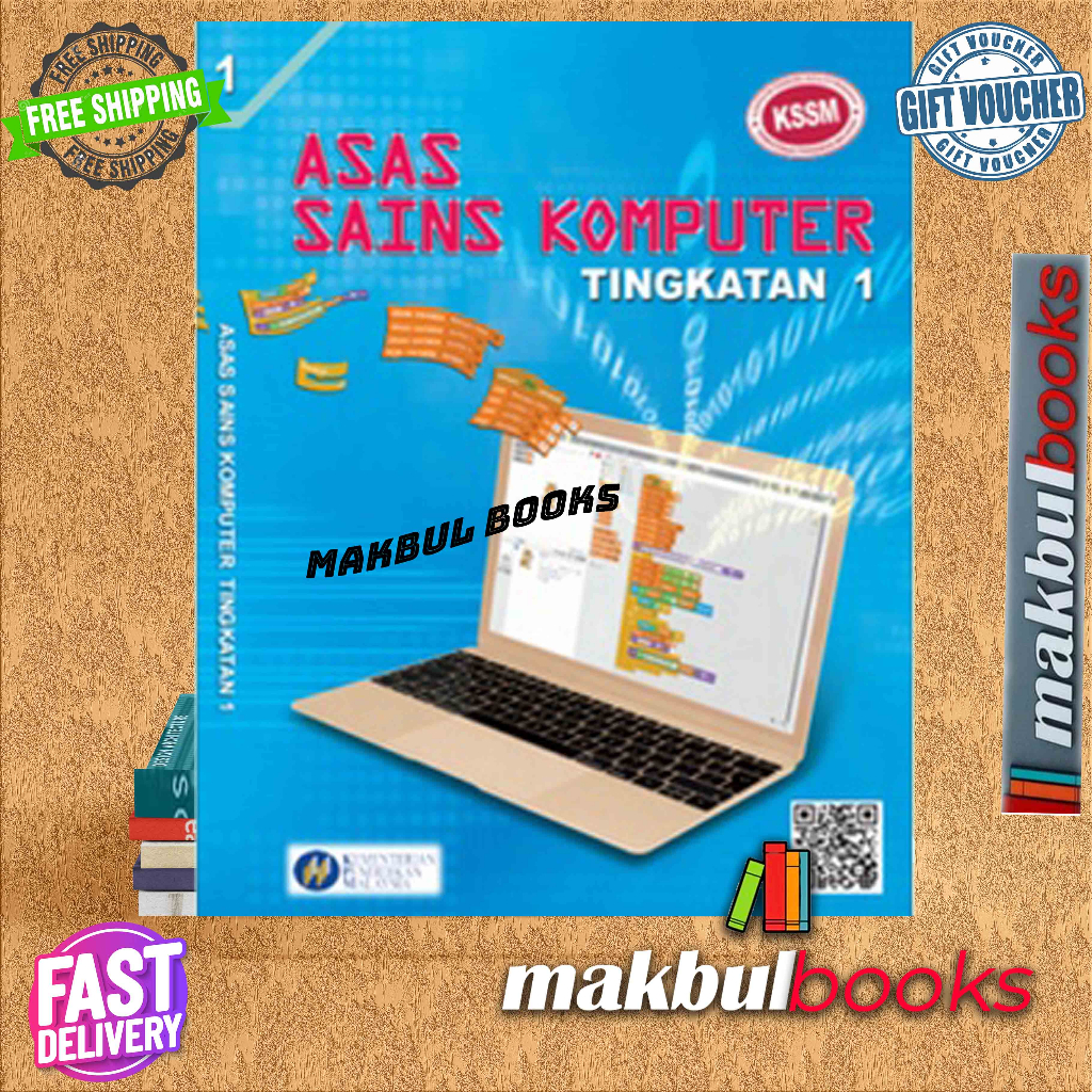 BUKU TEKS ASAS SAINS KOMPUTER TINGKATAN 1 KSSM | Shopee Malaysia