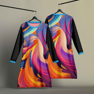 🔥Muslimah Vneck+Roundneck Trending Mockup🔥Editable Realistic Shirt ...