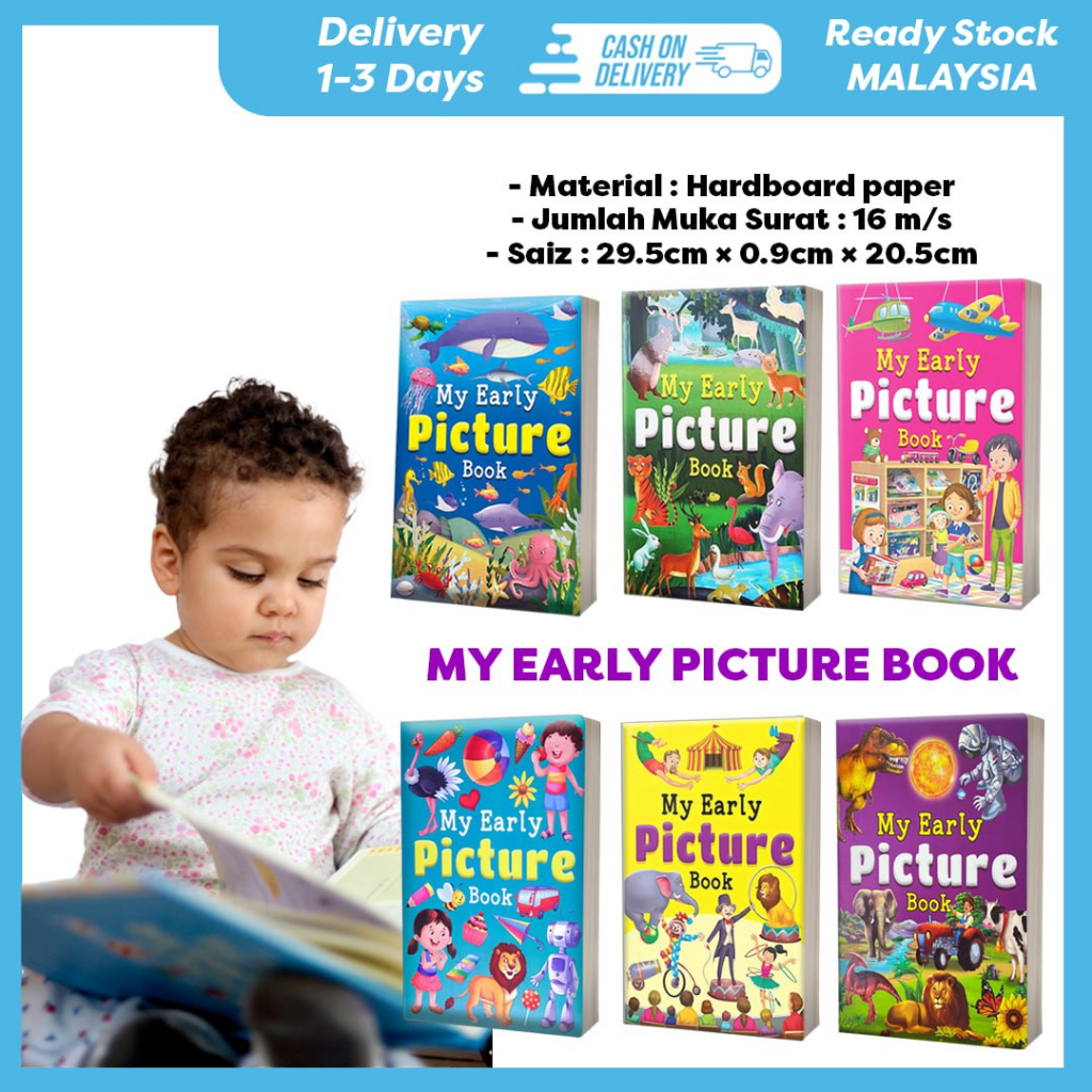My Early Picture Book for Kids / Buku Bergambar Hard Paper - Buku ...