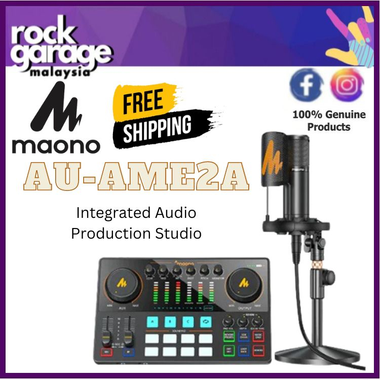 Maono MAONOCASTER AU-AME2A Integrated Audio Production Studio ( AU ...