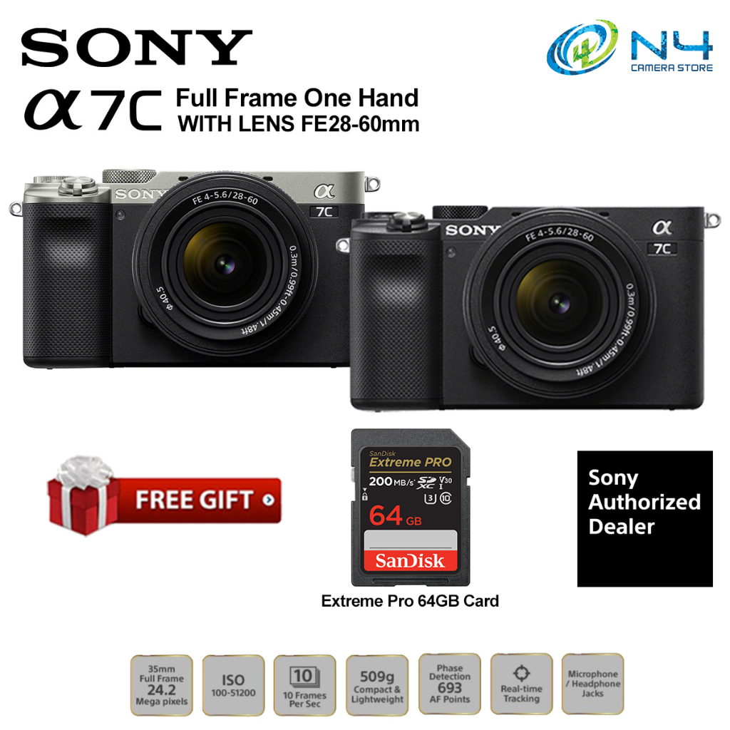 Sony Alpha A7C/A7 C Body & Kit Full frame Compact camera-Pro image ...
