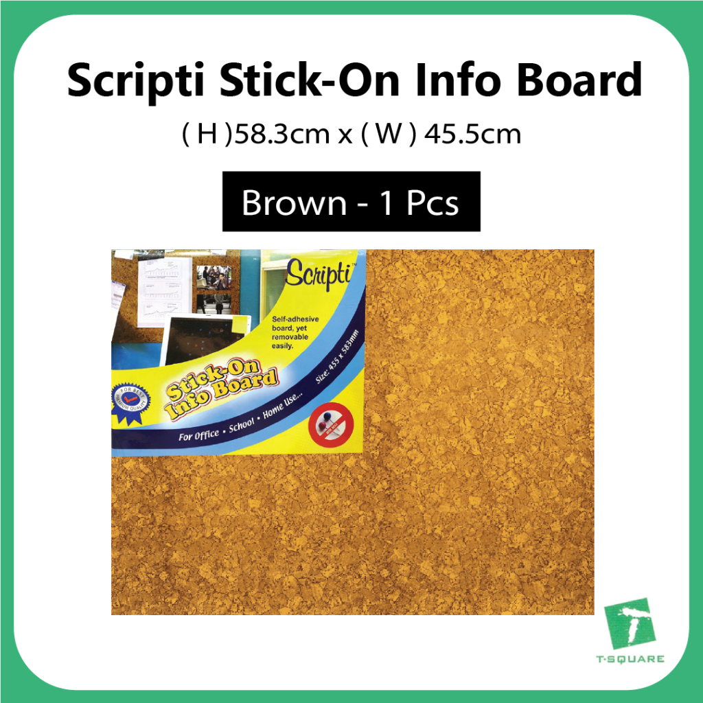 Scripti Stick-On Info Board ( H )58.3cm x ( W ) 45.5cm | Shopee Malaysia