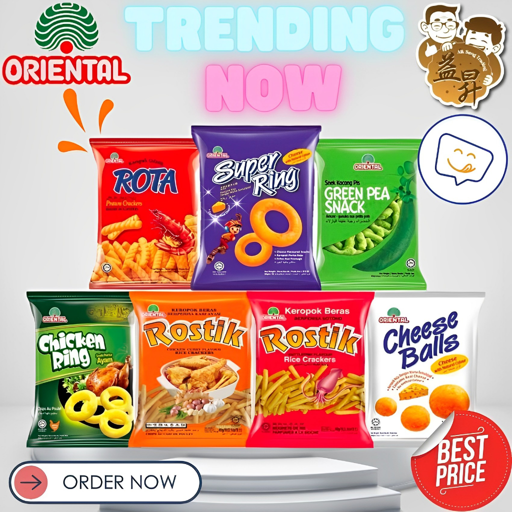 30's x 14gm/10's x 60gm - Oriental Food Corn Snack [Super Ring/Rota ...