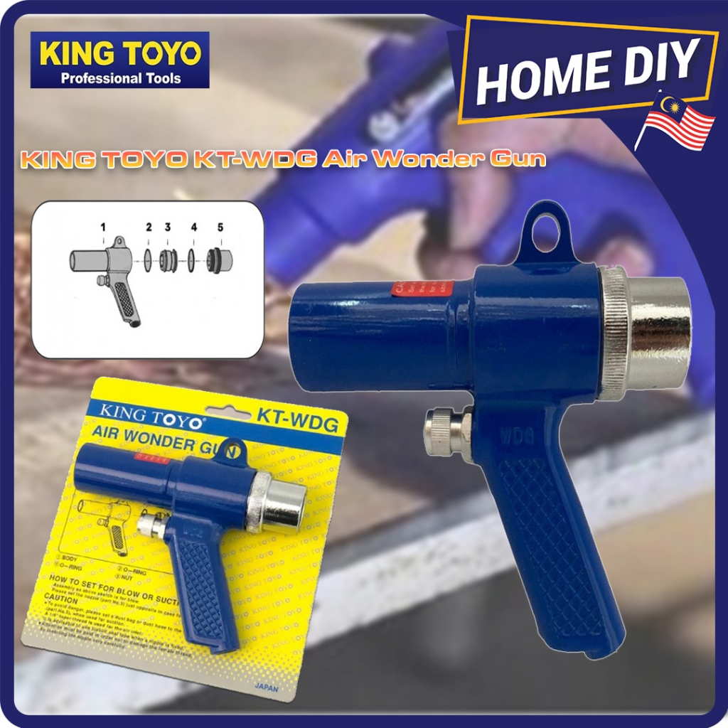 King Toyo KT-WDG Air Vacuum & Blower Gun / Wonder Gun | Shopee Malaysia