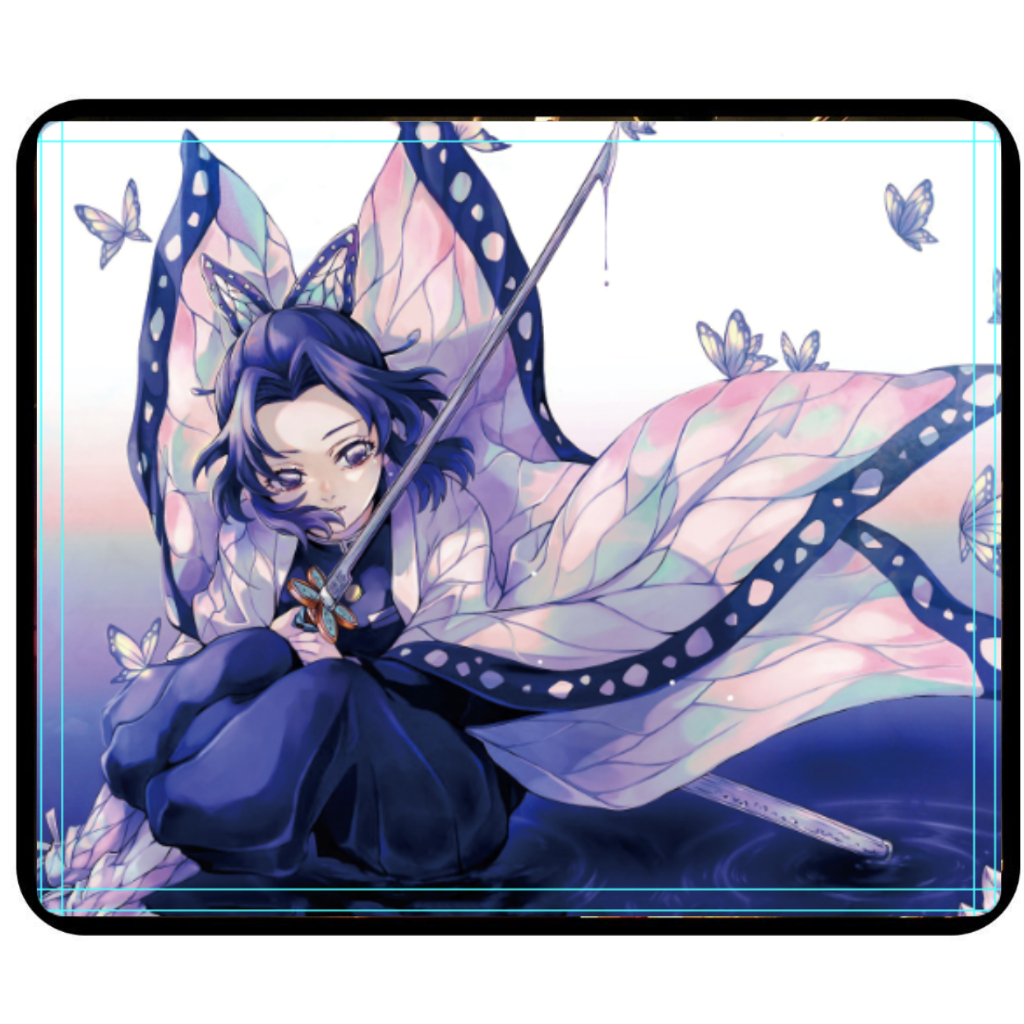 Kochou Shinobu - Demon Slayer: Kimetsu no Yaiba Lock Edge Gaming Mouse ...