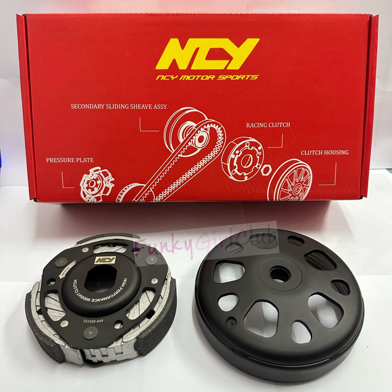 NCY RACING CLUTCH SHOE WITH HOUSING DART YAMAHA NVX155 N-MAX NVX 155 ...