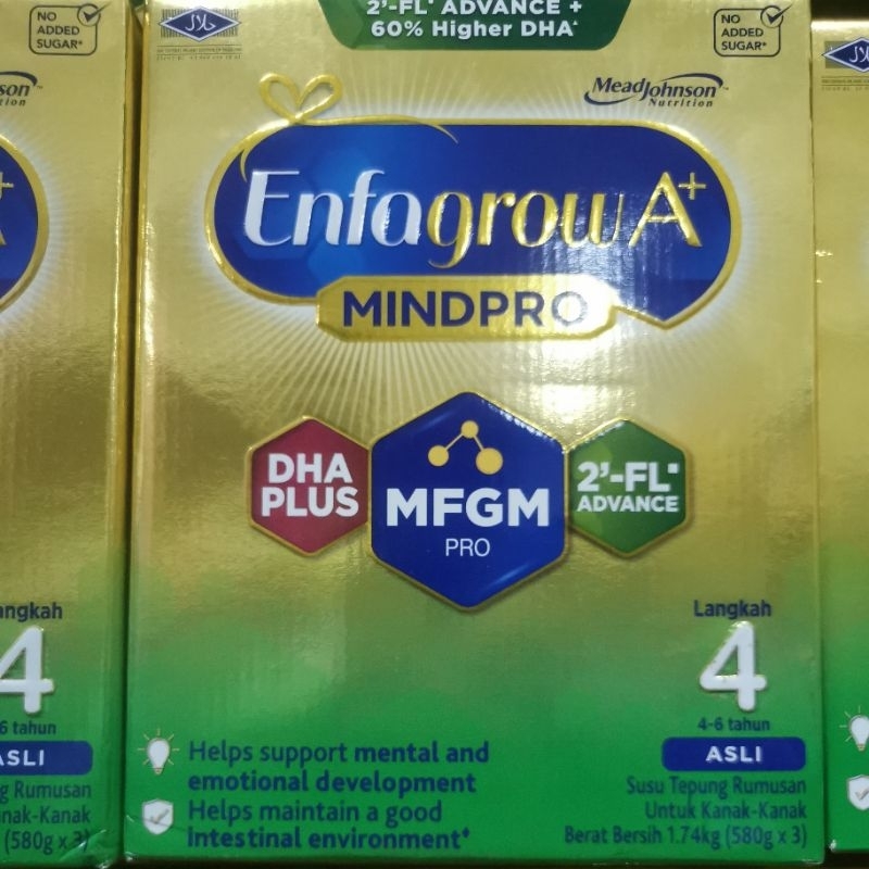 Enfagrow A+ MindPro 2'-FL Step 4 - Original / Vanilla Susu Milk Formula ...